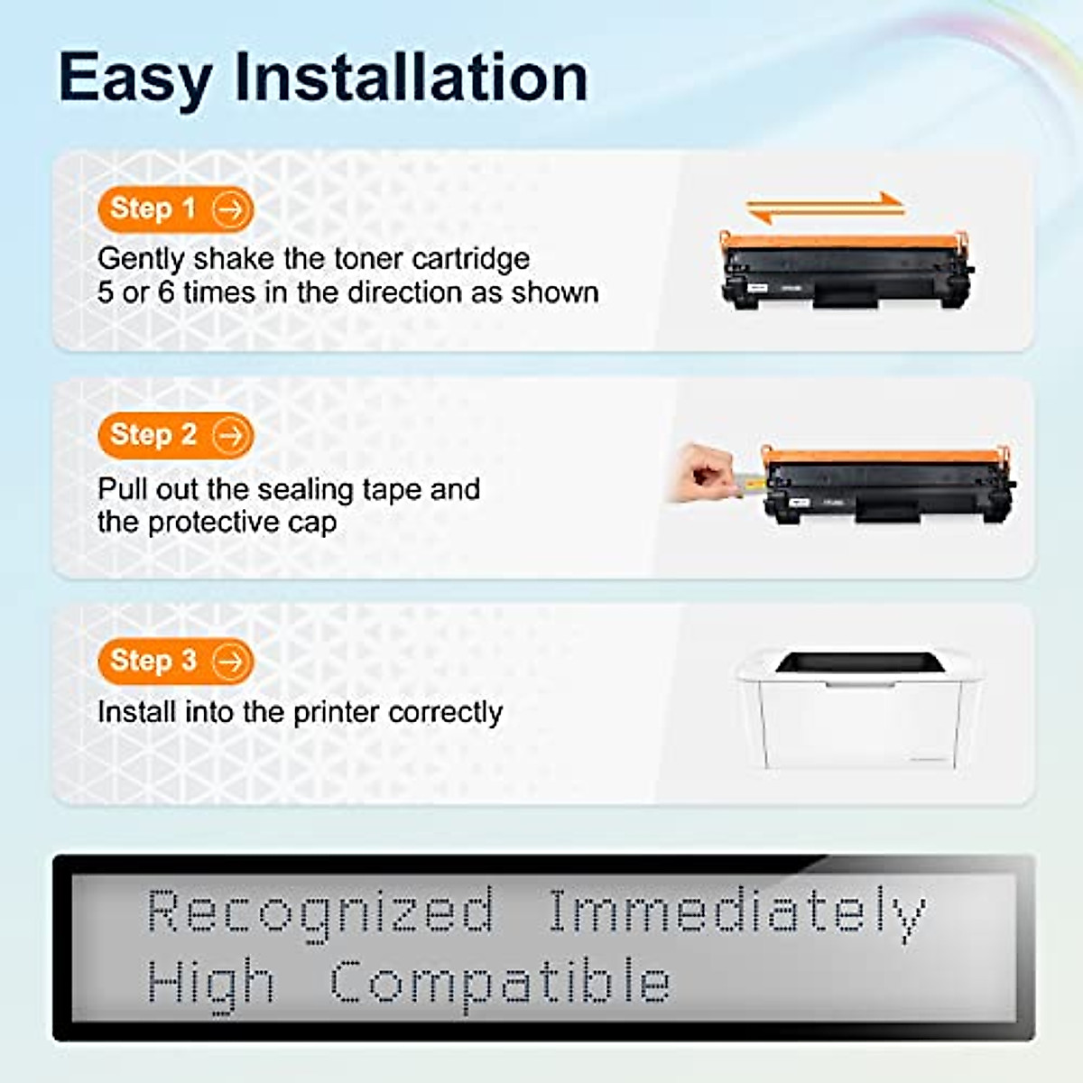 TESEN Compatible CF248A Toner Cartridge Replacement for HP CF248A Black Toner for use in HP Laserjet Pro M15w M15a M16w M16a MFP M29w M29a M28w M28a Printer (2 Packs, with New Chip)