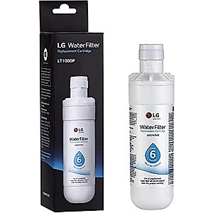 LG LT1000P - 6 Month / 200 Gallon Capacity Replacement Refrigerator Water Filter (NSF42, NSF53, and NSF401) ADQ74793501, ADQ75795105, or AGF80300704 , White