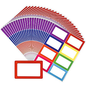 Pacific Mailer Name Tag Stickers Label Stickers Name Stickers for School Office Home Meeting [200 Labels, 3.5" x 2.25"]