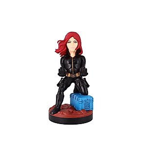 Exquisite Gaming: Marvel: Black Widow - Original Mobile Phone & Gaming Controller Holder, Device Stand, Cable Guys, Licensed Figure