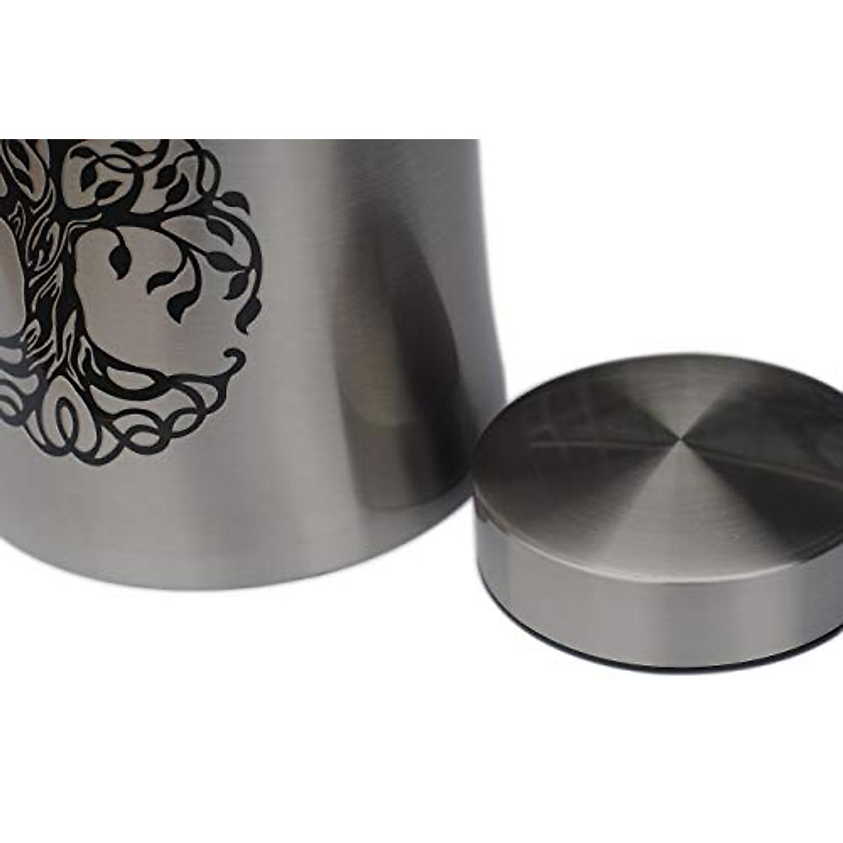 Cremation Urn for Ashes for Adults up to 160lbs Tree of Life Funeral Burial Urns Satin Bag for Human Ashes