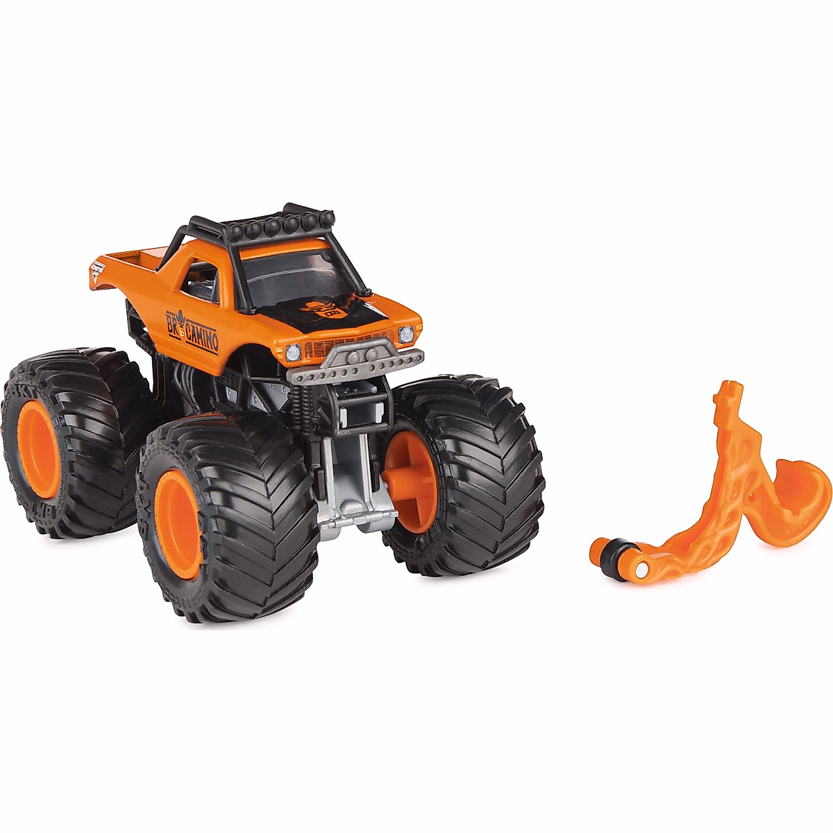 Monster Jam 2021 Spin Master 1:64 Diecast Monster Truck with Wheelie Bar: Arena Favorites Brocamino