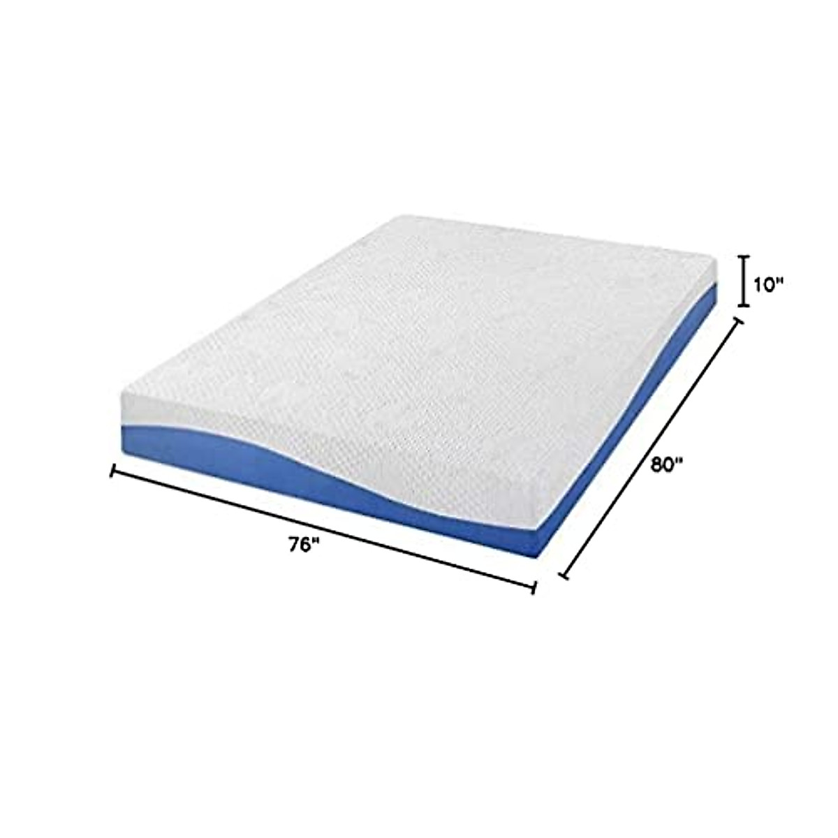 Sleeplace Aquarius Memory Foam Mattress, King