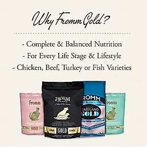 Fromm Small Breed Adult Gold Premium Dry Dog Food - Dry Adult Dog Food for Small Breeds - Chicken Recipe - 5 lb