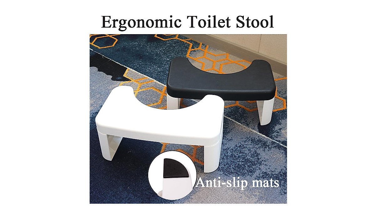 Folding Toilet Stool for Healthier Bathroom Experience