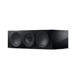 KEF R2 Meta Compact 3 Way Center Channel Speaker (Gloss Black)