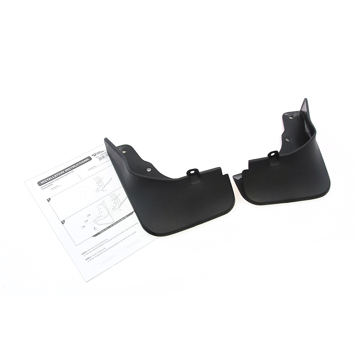 Red Hound Auto 2013-2019 Compatible with Ford Escape Mud Flaps Guard w o Factory Running Boards Front Rear 4p