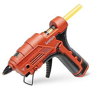 Ivation Cordless Butane Powered Glue Gun, Fast Heat-Up Gas Powered Hot GlueGun with Self-Regulating Temperature for DIY Projects, Arts & Crafts, Woodworking, Home Repairs Gift Decorations & More