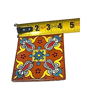 Broken Talavera Mexican Tile in Mixed Desings A1 Quality Tiles, 15 Pounds, Best Deal on Amazon!