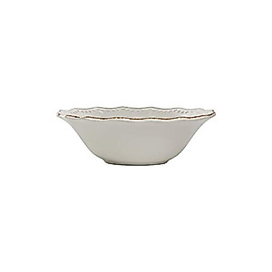 10 Strawberry Street Oxford Dinnerware Set, 24 Pc, Cream