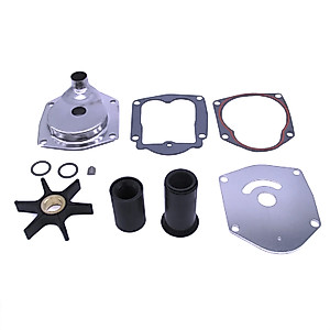 Boat Motor 821354A1 821354A2 3219 Water Pump Repair Kit with Housing 821351A3 for Mercury Quicksilver Force Mariner Outboard Engine 25HP 30HP 40HP 45HP 50HP, fit Sierra 18-4531