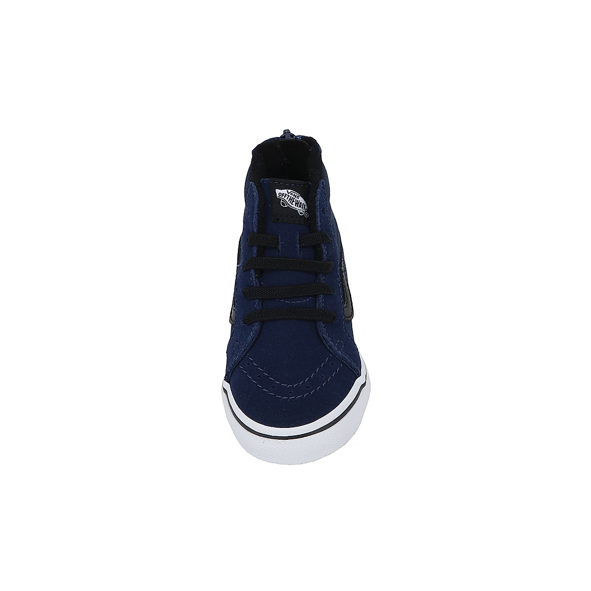 Vans Men's SK8 Hi Zip Skateboarding Shoes (4 Toddler M, Blue Depth/Black)