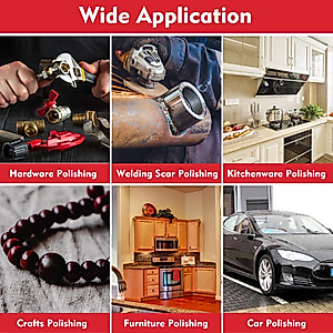 WORKPRO 36 Pack 1 x 30 Inch Sanding Belts, Sandpaper Kit, Aluminum Oxide Abrasive Belts, 6 PCS Each of 60/80/120/180/240/400 Grit, Belt Sander Tools for Woodworking, Metal Polishing, Knife Sharpening