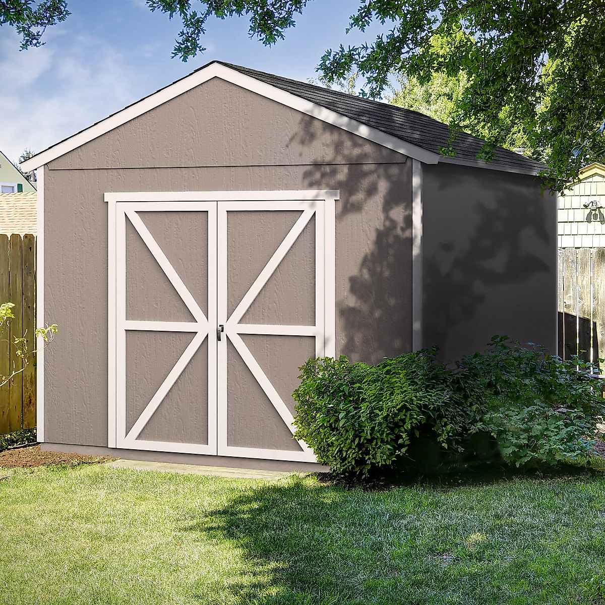 Handy Home Products Rookwood 10x12 Do-It-Yourself Wooden Storage Shed
