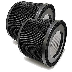 Nispira True HEPA Replacement Filter for Air Purifier, Compatible with Tao Tronics TT-AP001, 2 Packs