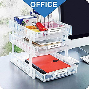 Label KINGDOM Label Replace for DYMO LetraTag Refills 91331 White Plastic Label Tape 12mm x 4m (1/2" x 13') for Dymo LetraTag 200B Plus LT100H LT100T QX50 Label Maker, Black on White, 5-Pack