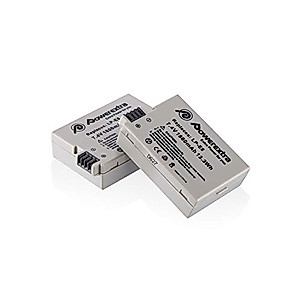 Powerextra LP E8 2 Pack 7.4V 1800mAh Li-ion Replacement Compatible with Canon LP-E8 Battery for Canon Rebel T3i, T2i, T4i, T5i, 600D, 550D, 650D, 700D, Kiss X5, X4, Kiss X6, LC-E8E