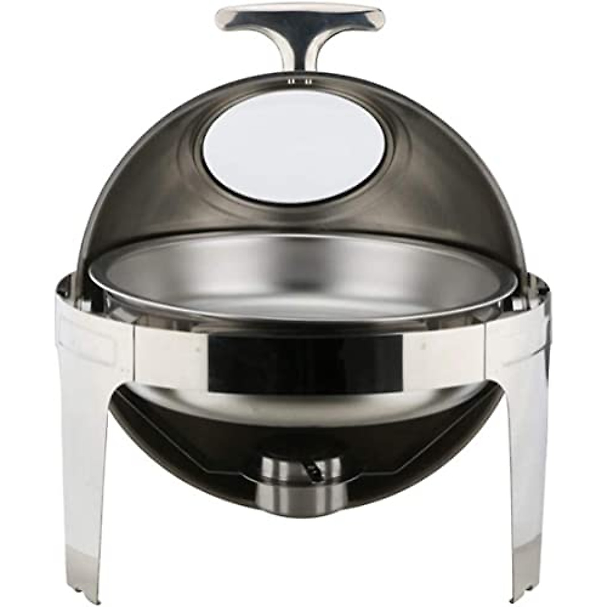 UZOURI Stainless Steel Chafing Dish, Chafing Dish Set Food Warmer Buffet Chafing Dishes Set for Catering Buffet Warmer, for Buffet Catering Kitchen Party(Color:All Steel Cover) (All Steel Cover)