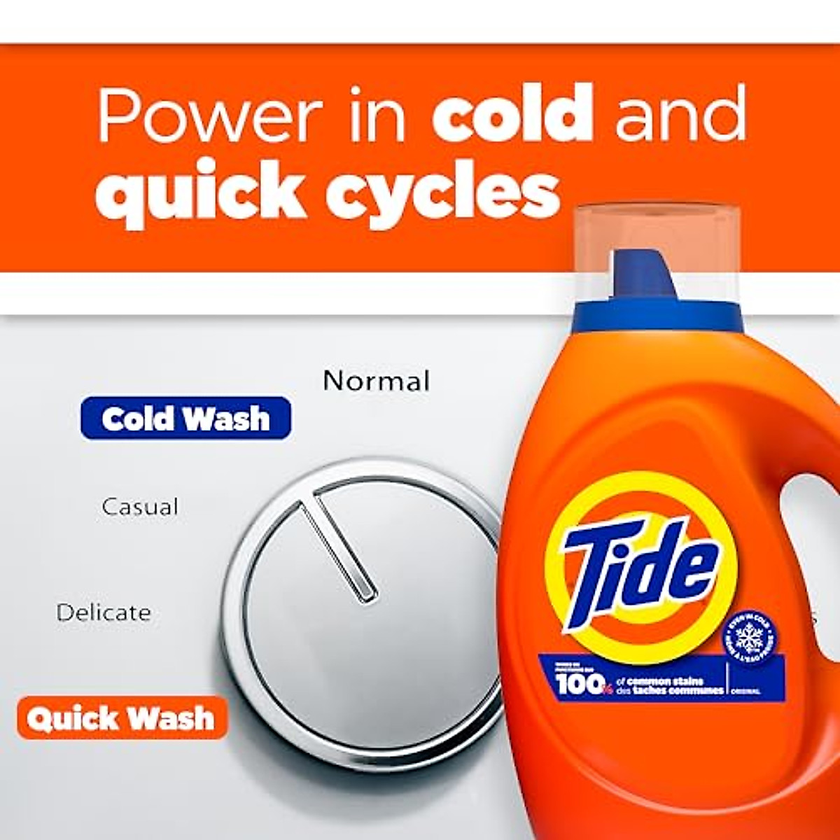 Tide Laundry Detergent Liquid, Original Scent, HE Compatible, 100 Loads, 132 fl oz, Tide Laundry Detergent, Liquid Laundry Detergent