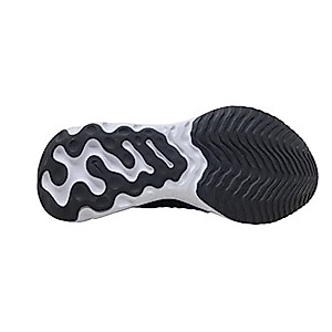 Nike Women's React Phantom Run Flyknit 2, Black/Bright Crimson, 8.5