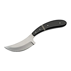 Rite Edge Hunting Knife | Birdwing Full Tang Skinner Buffalo Horn Handle + Leather Sheath