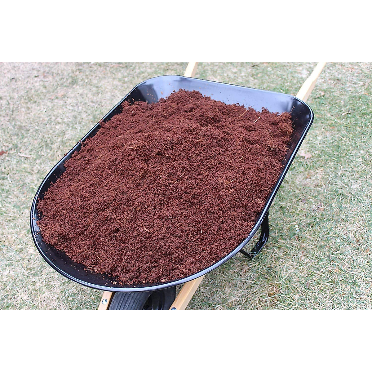 Kempf Compressed Coco Coir Pith Block, 10 Pound Block, Natural Potting Mix, Expands to 18 Gallons