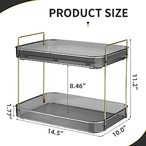 Seoneiro Whiskey Tray, Glass Cup Rack, Mug Holder, Coffee Cup Organizer, Bathroom Countertop Organizer Organizer with Drain Board Wine Glass Decorative Organizer, Food Tray, Kitchen Spice Rack