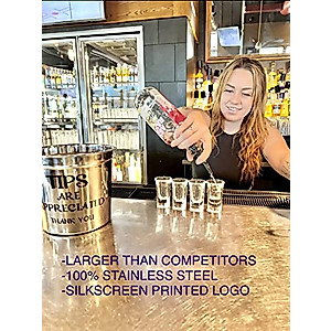 Tip Jar for Bartenders Money, Musicians Tip Jar for Money, Tip Jar for Restaurants, Tip Bucket for Money, Tip Cup for Coffee Shop