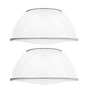 HYPERLITE 60 Degree PC Reflector ONLY for Hero Series LED High Bay Light 2-Pack (Milky Reflector with Cover)