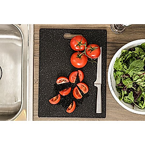 Dexas Superboard Pastry Board and Cutting Boards, Set of Two, Midnight Granite Color
