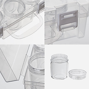 Bead Organizer Box, Diamond Painting Art Accessories Storage Box Containers, Diamond Bead Storage Box Organizer Containers Small Plastic Embroidery Storage Bead Container for Beads (1Pack-14Grid)