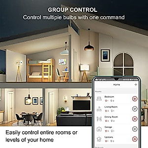 Sengled Smart Light Bulb Starter Kit, Smart Bulbs that Work with Alexa, Google Home, 2700K Soft White Alexa Light Bulbs, A19 E26 Dimmable Bulbs 800LM, 9 (60W Equivalent), 2 Bulbs with Hub, New