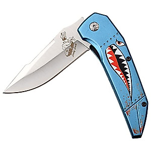 MTECH USA MT-A1129BL Spring Assisted Knife, Blue