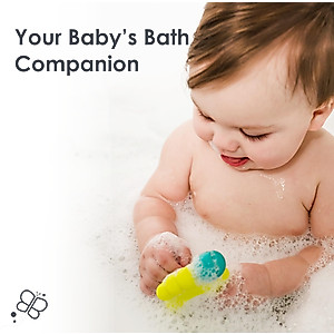 bblüv Kräb | 3-in-1 | Baby Bath Thermometer | Floating Baby Water Thermometer & Room Thermometer | Bathtime Toy for Accurate Celsius Measurement