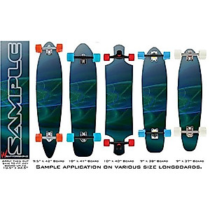 Ping - Decal Style Vinyl Wrap Skin fits Longboard Skateboards up to 10"x42" (Longboard NOT Included)