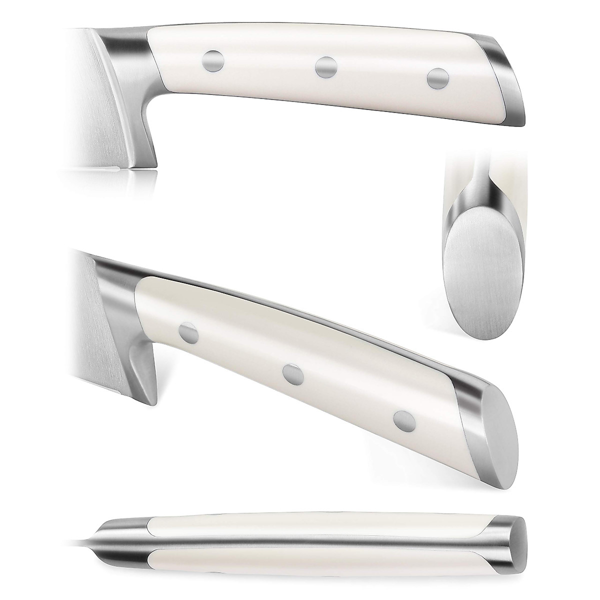 Cangshan | Thomas Keller Signature Collection 4-Piece Forged Straight Edge Steak Knife, Walnut Box