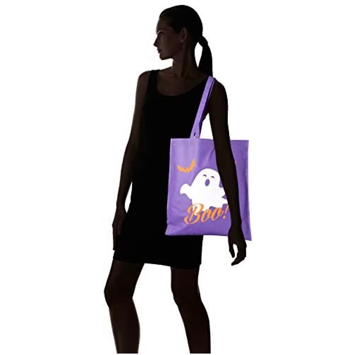 Bulk 24 Pack Deluxe Large 15" x 16" Trick or Treat Bag Fun Reusable Shopping Halloween Tote Assortment Featuring 4 Designs