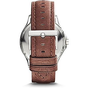 AX ARMANI EXCHANGE Men's Brown Leather Strap Watch (Model: AX2133)