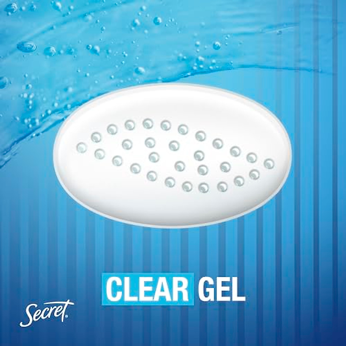 Secret Outlast Antiperspirant Deodorant for Women, Sweat & Odor Protection, PH Balancing Minerals, Clear Gel, Unscented, 2.6 oz