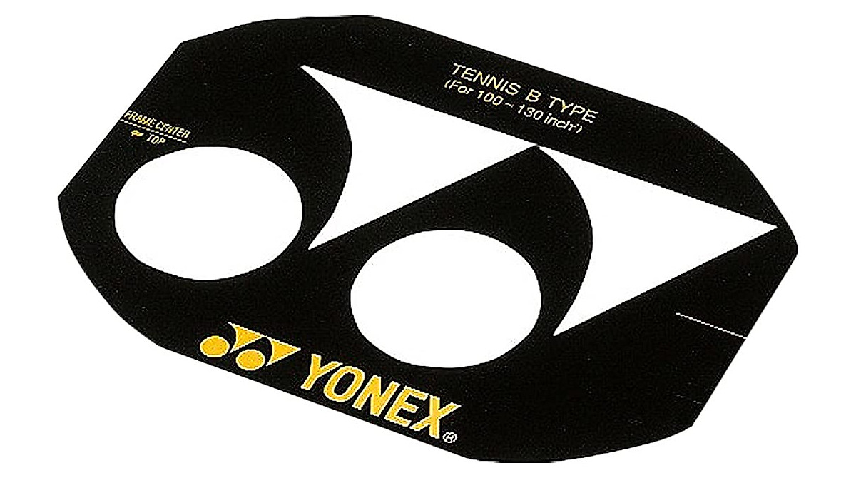 Yonex Stencil Card 100-130 Black for Racquets - Show Your Brand