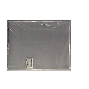 100-12 x 15" Poly Clear Plastic T-Shirt/Apparel Bags 1 Mil 2" Back Flap Lock (3 Pack)