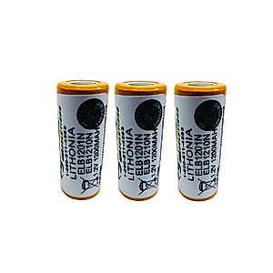 3PC Lithonia ELB1210N, ELB1201N REPLACEMENT Battery