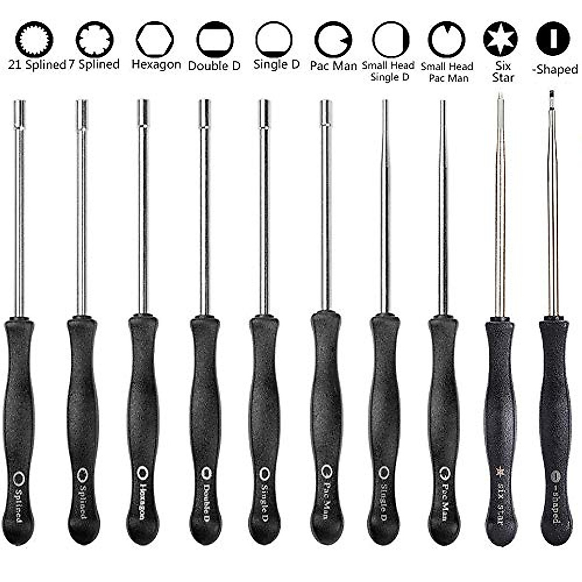 10 Pcs Carburetor Adjustment Tool Screwdriver Kit for Common 2 Cycle Carburator Adjusting Small Engine Carb Tune up Adjusting Tool - Carb Tool Kit, Carburetor Adjuster Tool