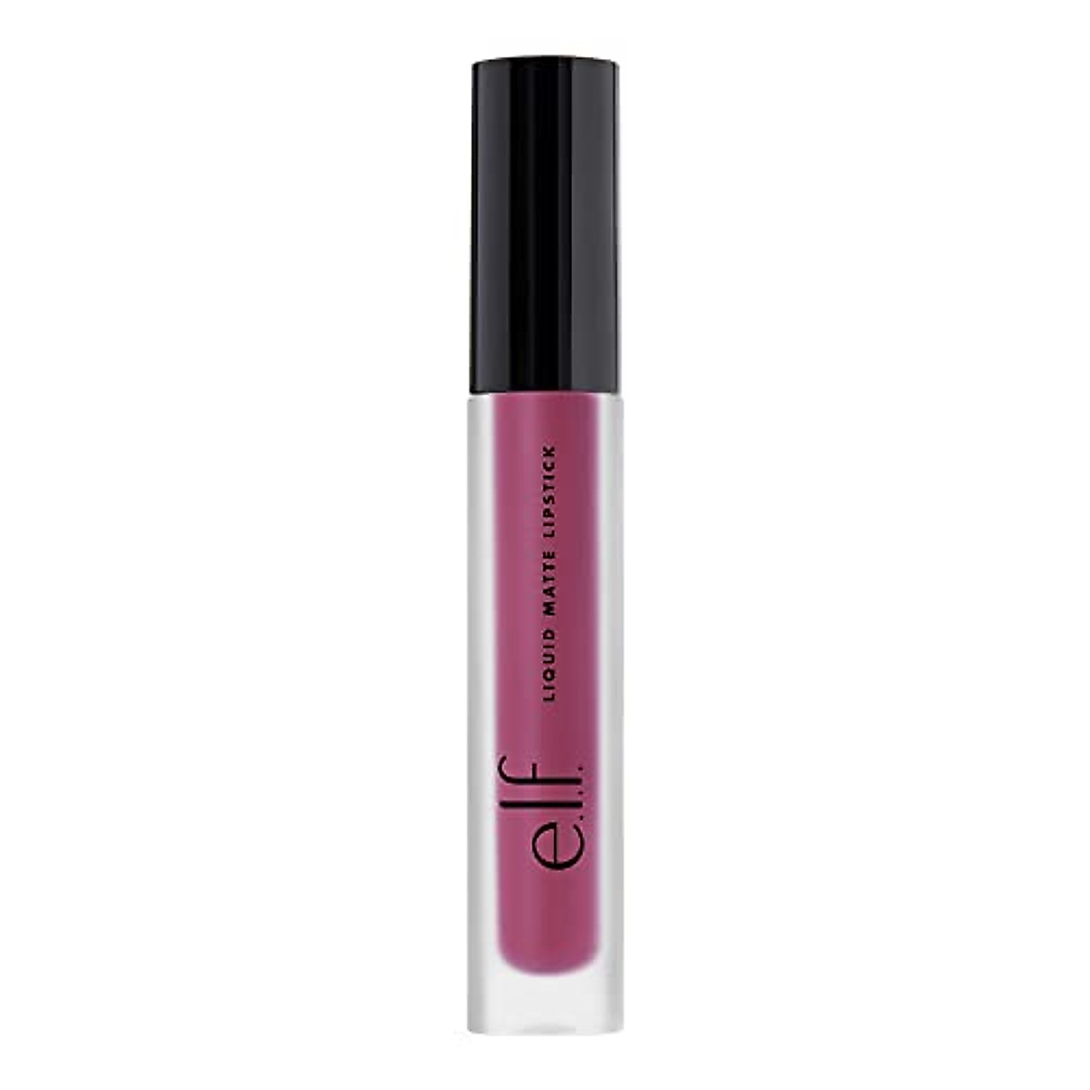 e.l.f. Cosmetics Liquid Matte Lipstick, Highly Pigmented, Quick Drying & Smudge Proof, Nourish & Soften, Diamond-Shaped Wand, Berry Sorbet
