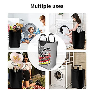 Ryan Blaney 12 Large Laundry Basket Laundry Hamper Bag Washing Bin Clothes Bag Collapsible Tall with Handles Waterproof Bathroom College Essentials Storage for College Dorm, Family