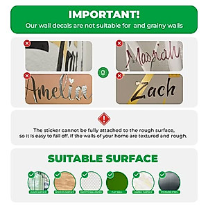 Multiple Font Custom Name JJ and Cody CoComelon Kids Wall Decal - EGD X CoComelon Series - Prime Collection - Wall Decal for Room Decorations - Mural Wall Decal Sticker (EGDCOCO004)