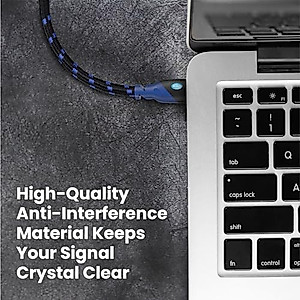 AURUM CABLES Ultra Series High-Speed 4k HDMI Cable with Ethernet for Gaming and TV, 15ft Braided Network Extender HDMI Cord Supports, 3D,1080P, ARC, Compatible with PC Laptops Xbox PS3 PS4 PS5,10 Pack