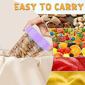 wewnen 12 Pack Salad Dressing Container 4 oz Plastic Leak Proof Condiment Container With Screw Cap Reusable Stackable Food Storage Freezer Containers