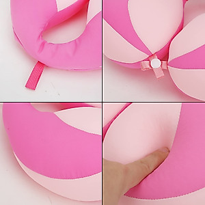 Neck Pillow Kids Travel Pillow Head Support Pillow Cute Cozy U Shape Neck Pillow for Car Seat Airplanes Train Soft Chin Neck Support Pillow Stroller Pillow Neck Protection for Boys Girls 5-12 Years