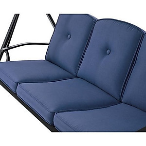 Mainstays Belden Park 3-Person Hammock Swing - Blue